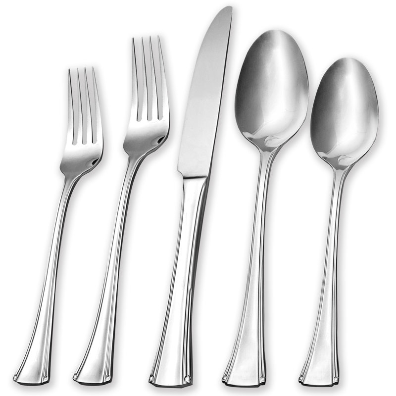 Hampton Forge Avalon 20 Piece Flatware Set & Reviews | Wayfair